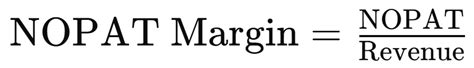 Net Operating Profit After Tax Nopat Margin