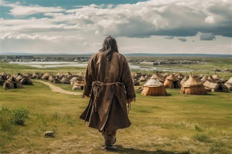 Premium Ai Image Mongolian Ancient Person Generate Ai