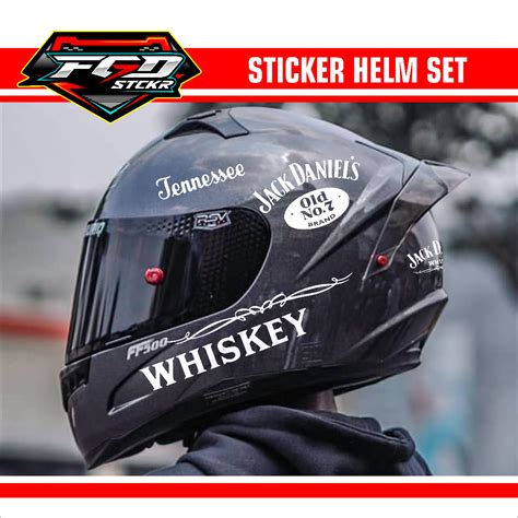 Jual Stiker Helm Cutting Stiker Jackdaniels Set Helm Premium