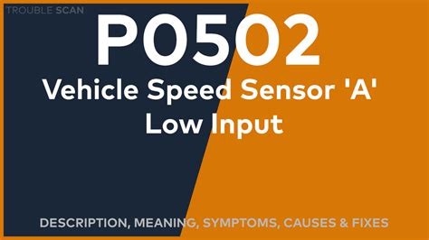 P0502 Trouble Code Meaning Symptoms Causes Fixes Easy
