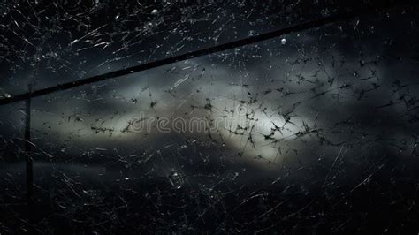 Window Scratch Dark Background Stock Illustration Illustration Of