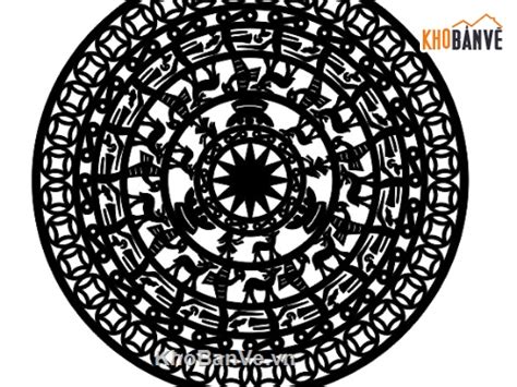 File cad thiết kế trống đồng cnc đẹp nhất