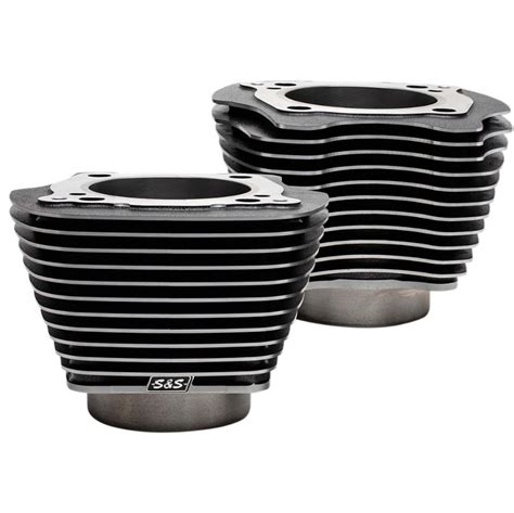 Sands Cycle Black Granite 4¼ Bore M8 Cylinders W Highlighted Cylinder