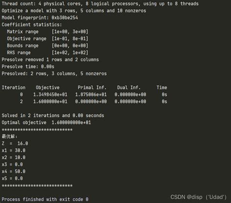 Gurobi(python)求解线性问题gurobiaddvar Csdn博客 Gurobi(python)求解线性问题gurobiaddvar Csdn博客