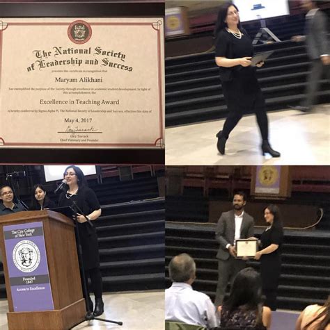 Maryam Alikhani Phd On Linkedin Award Teaching Nsls Immigrant