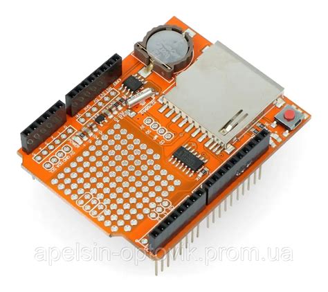 Щит для Arduino Datalogger Shield V10 с модулем Rtc Ds1307 и