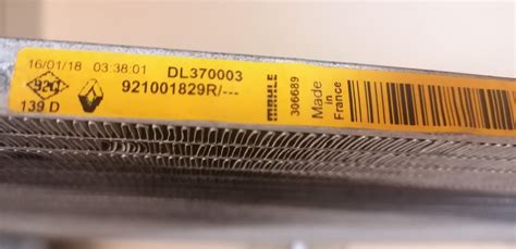 Kondenzator Klime Hladilnik Klime Renault Scenic 4 1 6 Dci