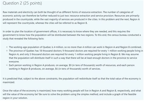 Solved Question Points Raw Materials And Electricity Chegg