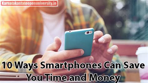 10 Ways Smartphones Can Save You Time And Money