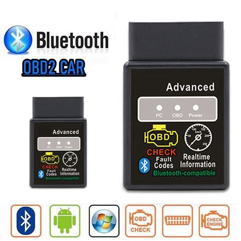 Bluetooth Obd2 Scanner For Car Wireless Code Reader And Check Engine Diagnostic Scan Tools With