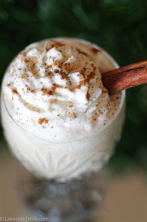 Homemade Egg Nog For The Holidays Lakeside Table