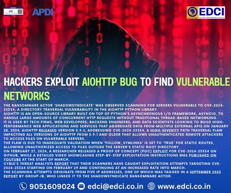 Edci On Linkedin Hackers Exploit Aio Bug To Find Vulnerable Networks