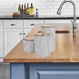Bungalow Rose Clemon 3 Piece Kitchen Canister Set Reviews Wayfair