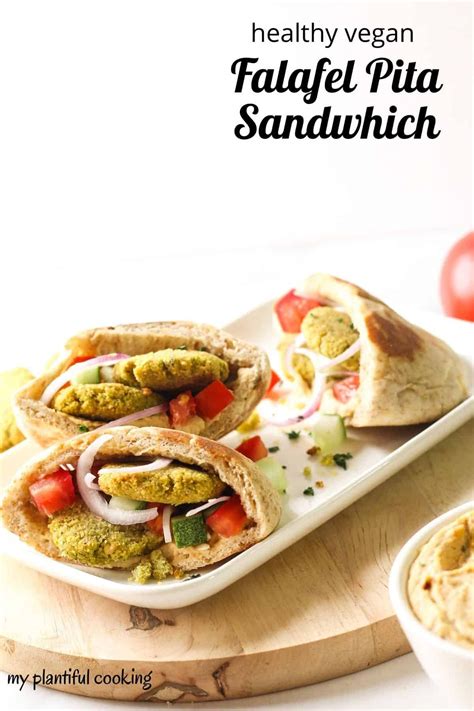Falafel Hummus Pita Pocket Sandwiches Artofit