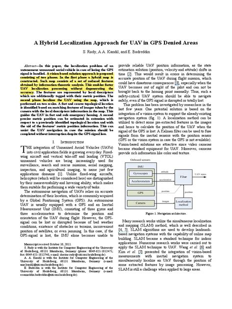 a hybrid localization approach for uav with installed map pdf