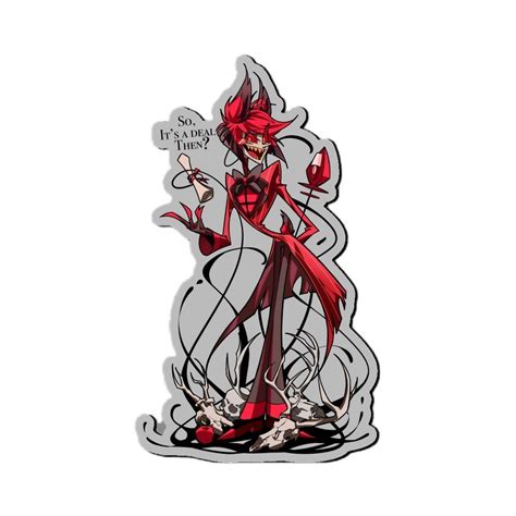 地獄客棧 Hazbin Hotel 立牌 擺件 【地獄客棧】阿拉斯託 Alastor 衕人穀 15cm亞剋力立牌 週邊 蝦皮購物
