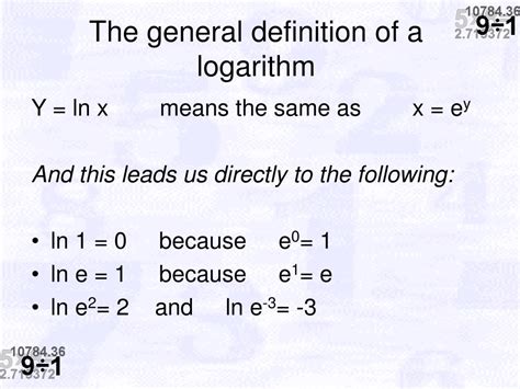 Ppt Logarithm Powerpoint Presentation Free Download Id423958