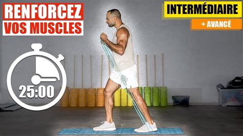 Circuit Musculation Full Body De Minutes Avec Lastiques Niveau Interm Diaire Avanc