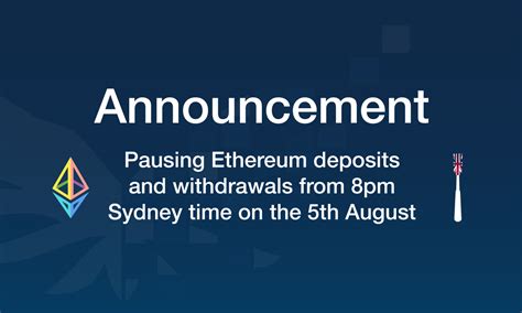 Ethereum London Hard Fork Notification Independent Reserve