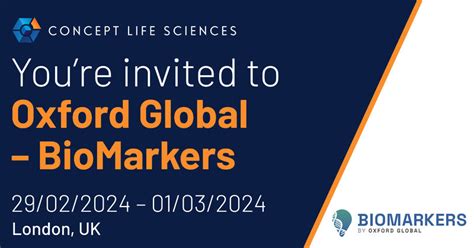 Concept Life Sciences On Linkedin Conceptlifesciences Biomarkers Innovation Oxfordglobal