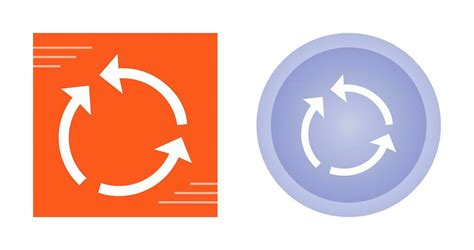 Cycle Arrow Vector Icon 27633553 Vector Art At Vecteezy