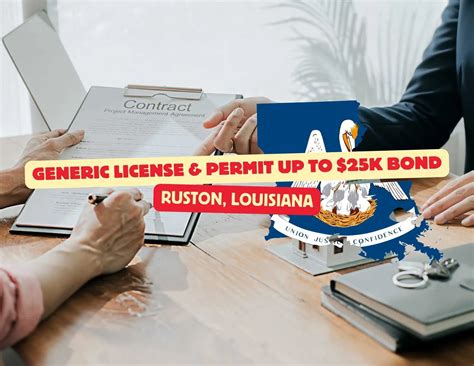 Understanding Ruston City Generic License And Permit Up To 25k Bond