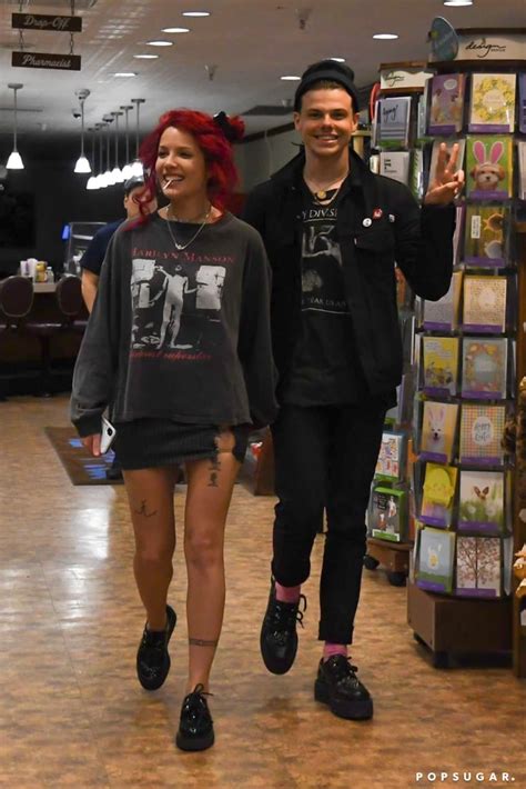 Halsey And Yungbluds Cutest Pictures Popsugar Celebrity Uk Photo 13