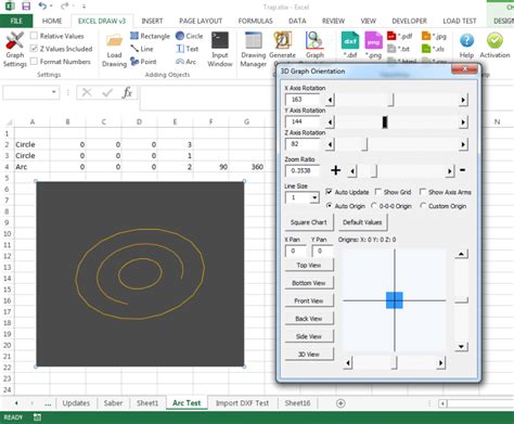 Excel Draw Create And Draw Dxf Files Inside Excel