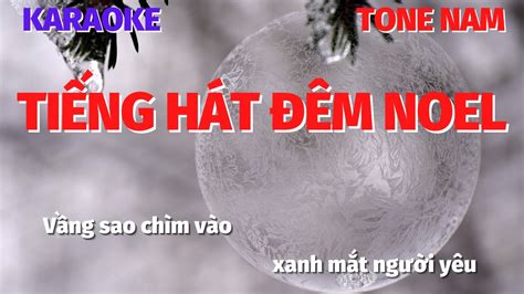 Karaoke Thánh Ca TIẾNG HÁT ĐÊM NOEL Nhạc Sống Tone Nam Nguyen Hien