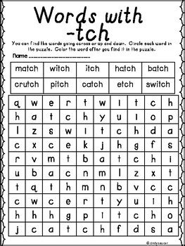 First Grade Ending Sound Tch Printables By Cindy Saucer Tpt