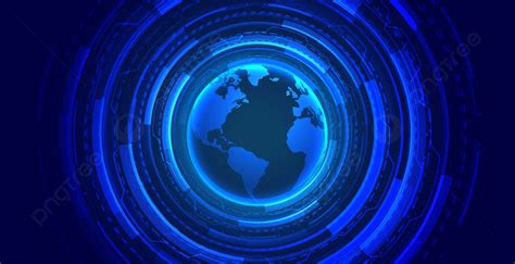 Global Technology Concept Glowing Wallpaper Background Wallpaper