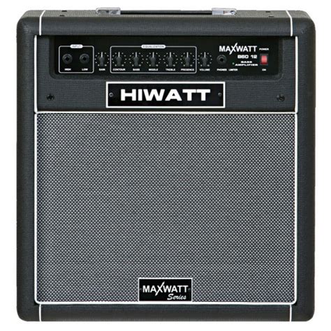 Hiwatt Maxwatt Series 60w Bass Amp, Black | Gear4music