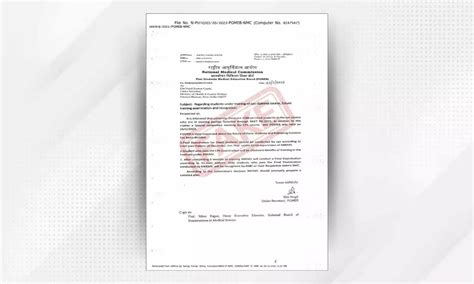 Fact Check Nmc Letter Recognising Cps Courses For Doctors Undergoing Training Is Fake