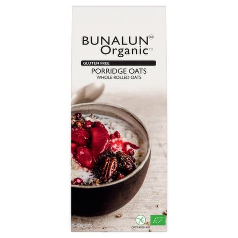 Bunalun Organic Gluten Free Porridge Oats 500 G Storefront EN