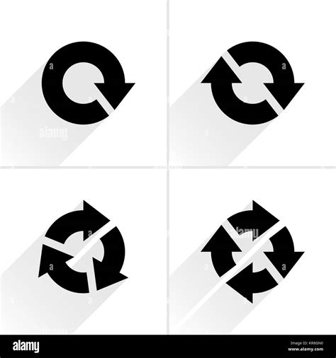 Color Arrow Loop Refresh Reload Rotation Sign Stock Photo Alamy