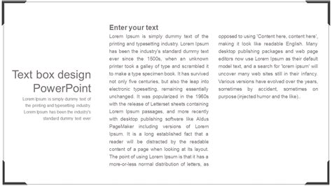 Creative Text Box Design PowerPoint For Presentation