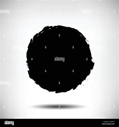 Black Vector Grunge Circle Background Stock Vector Image Art Alamy