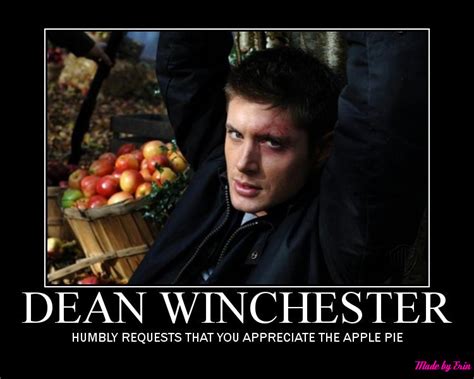 Dean Winchester Pie Quotes Quotesgram