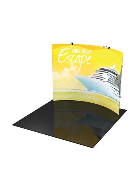 Formulate Master 10 Horizontal Curve Hc3 Tension Fabric Displays Display Aisle