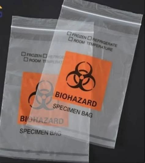 Biohazard Ziplock Bag At ₹ 200kg Bio Medical Waste Bags In Rajkot