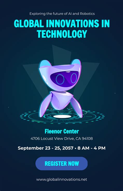 Free Aesthetic Conference Poster Template To Edit Online