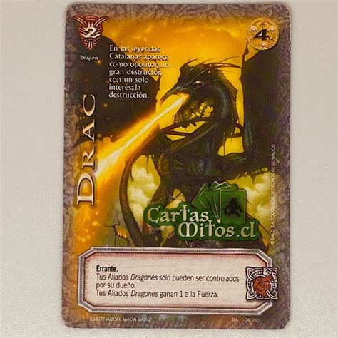 Drac Mitos Y Leyendas Barbarie Cartas Mitos