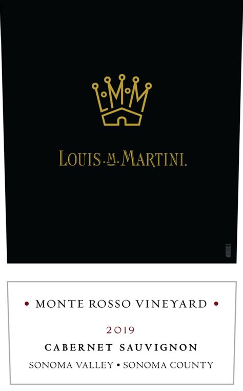 Louis Martini Monte Rosso Cabernet Sauvignon 2019
