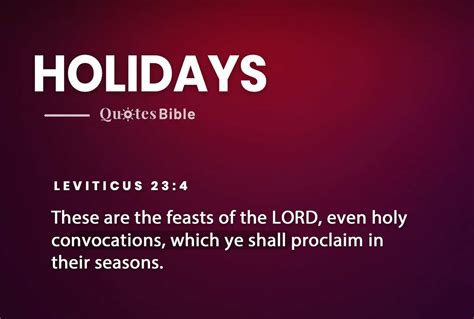 Holidays Verses From The Bible — Finding Strength And Inspiration