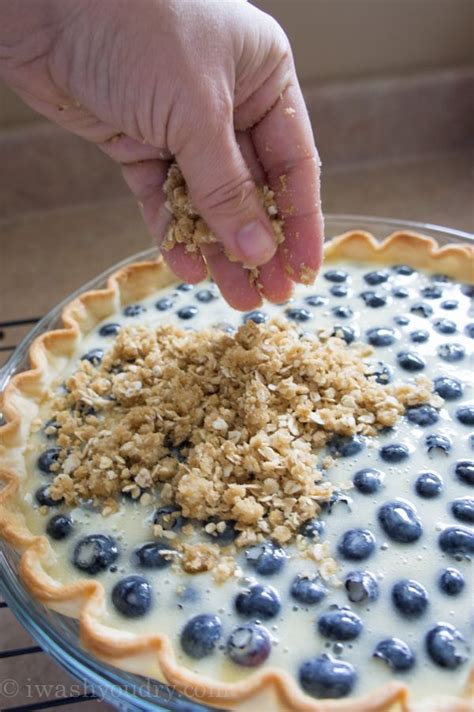 Blueberry Crumble Cream Pie Artofit