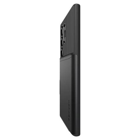 Spigen Slim Armor Cs Back Cover Πλαστικό με Υποδοχή για Κάρτες Μαύρο