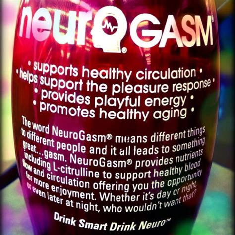 Neurogasm Healthy Aging Nutrient Beverage Can No Response Energy