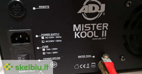Naudota dūmų mašina Adj Mister Kool II Skelbiu lt
