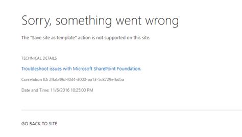 Sharepoint Azure And O365 Blog Save Site As Template Option Is Not