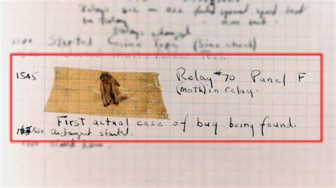 You Knew The First Recorded Computer Bug Was A Literal Bug Right Pc